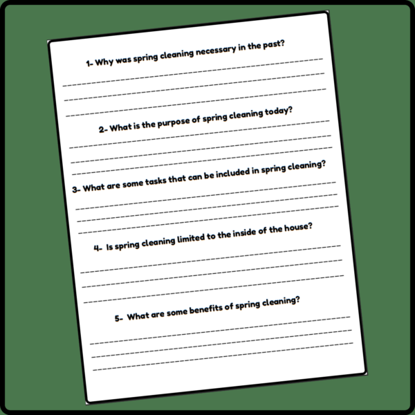 spring reading comprehension passages | Made By Teachers