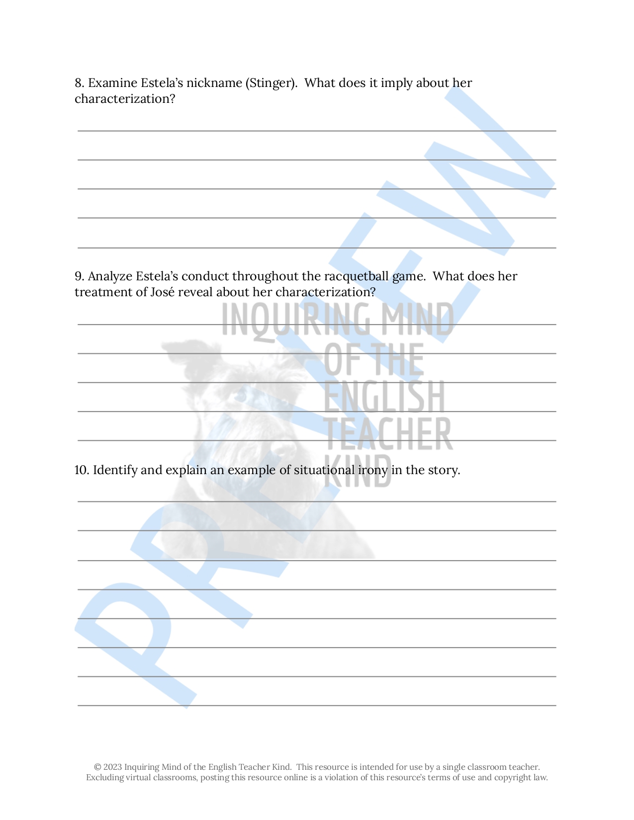 "The Challenge" by Gary Soto Close Reading Worksheet | Made By Teachers