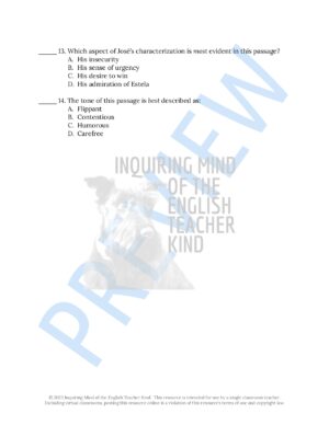 "The Challenge" by Gary Soto Close Reading Worksheet | Made By Teachers