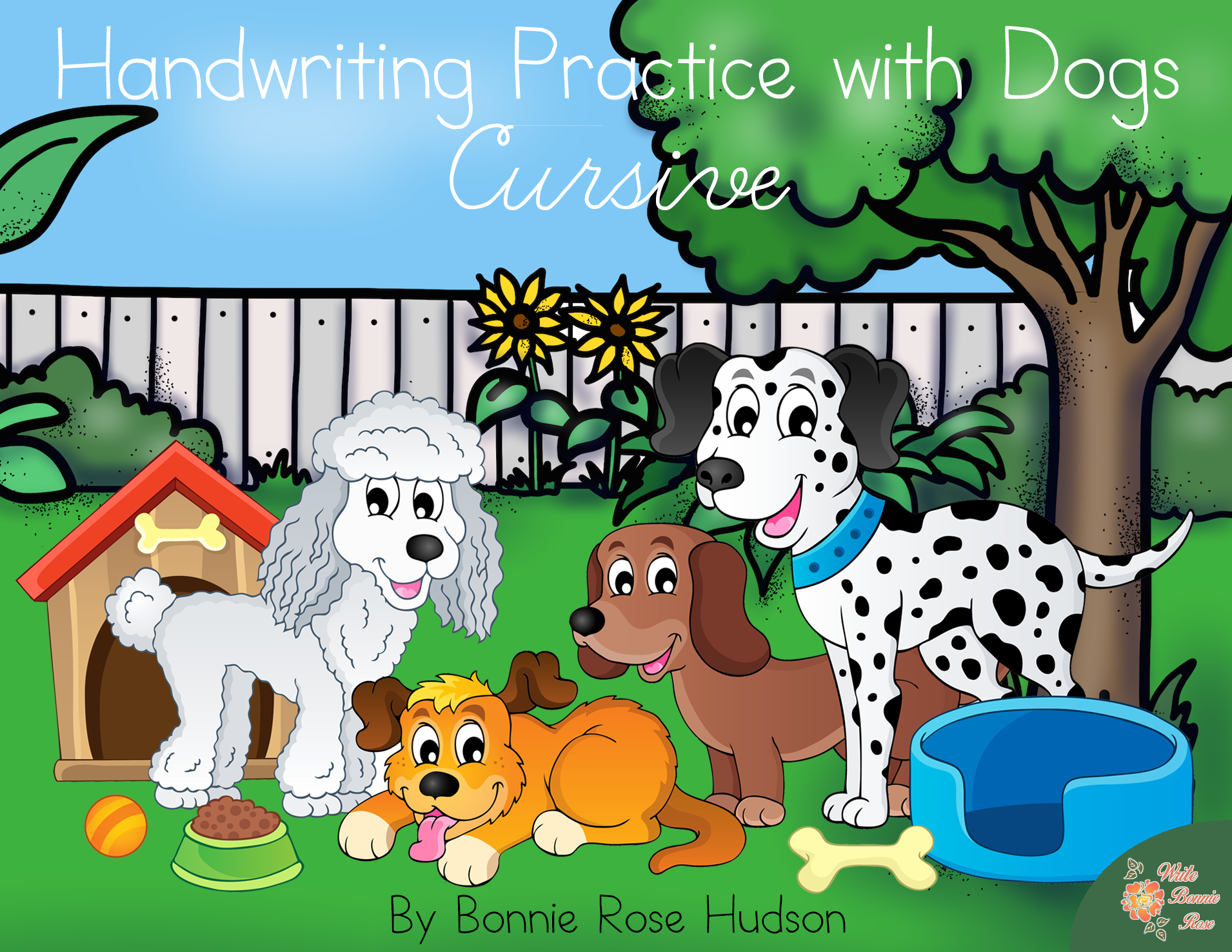 Handwriting Practice with Dogs-Cursive | Made By Teachers