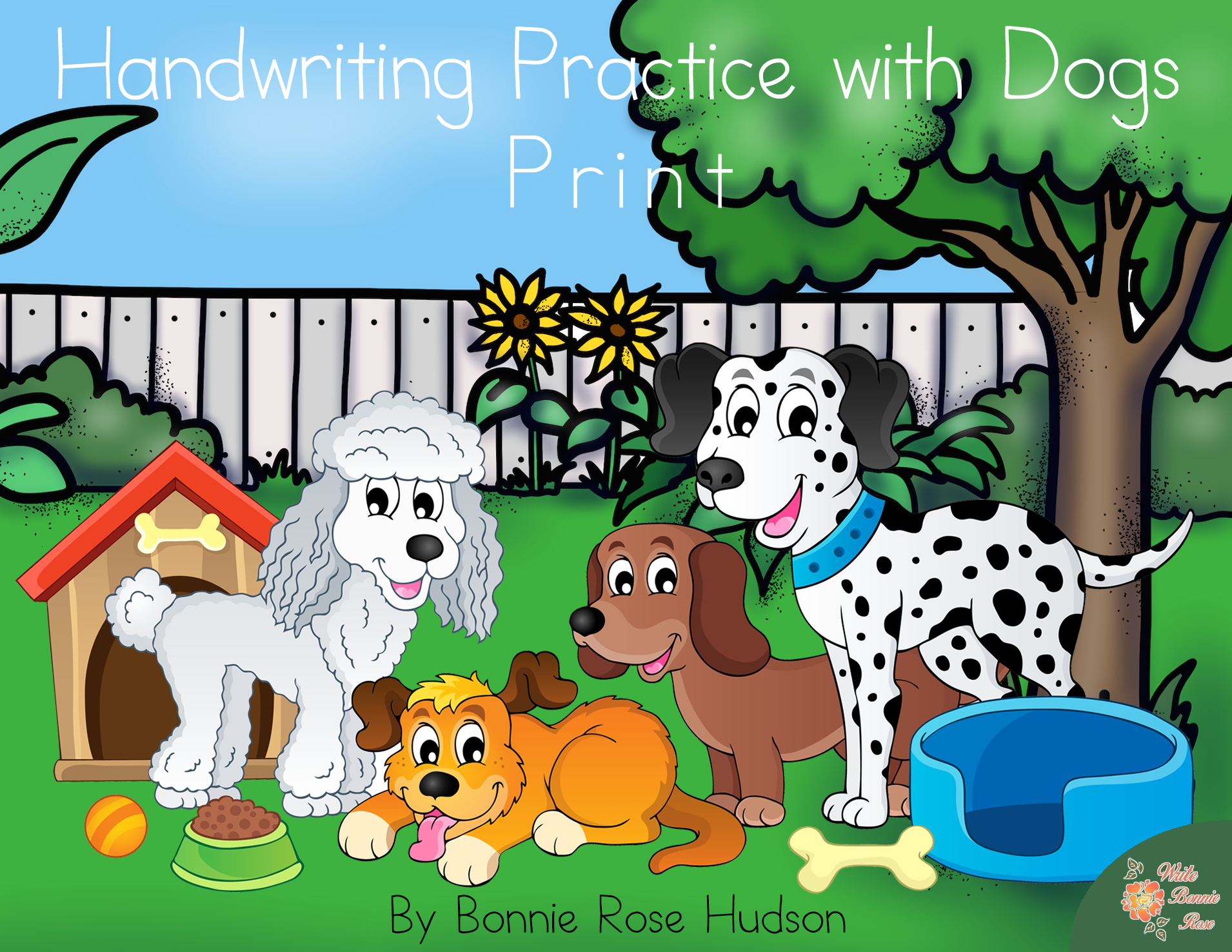 Handwriting Practice with Dogs-Print | Made By Teachers