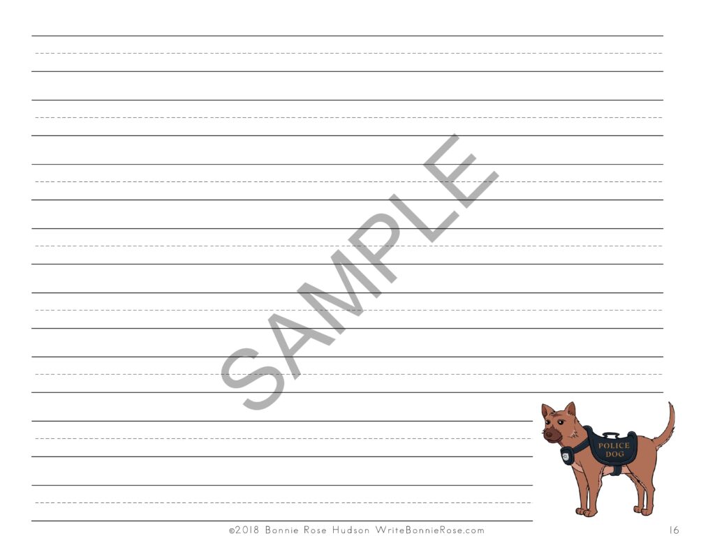Handwriting Practice with Dogs-Print | Made By Teachers