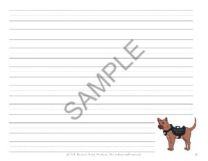 Handwriting Practice with Dogs-Print | Made By Teachers