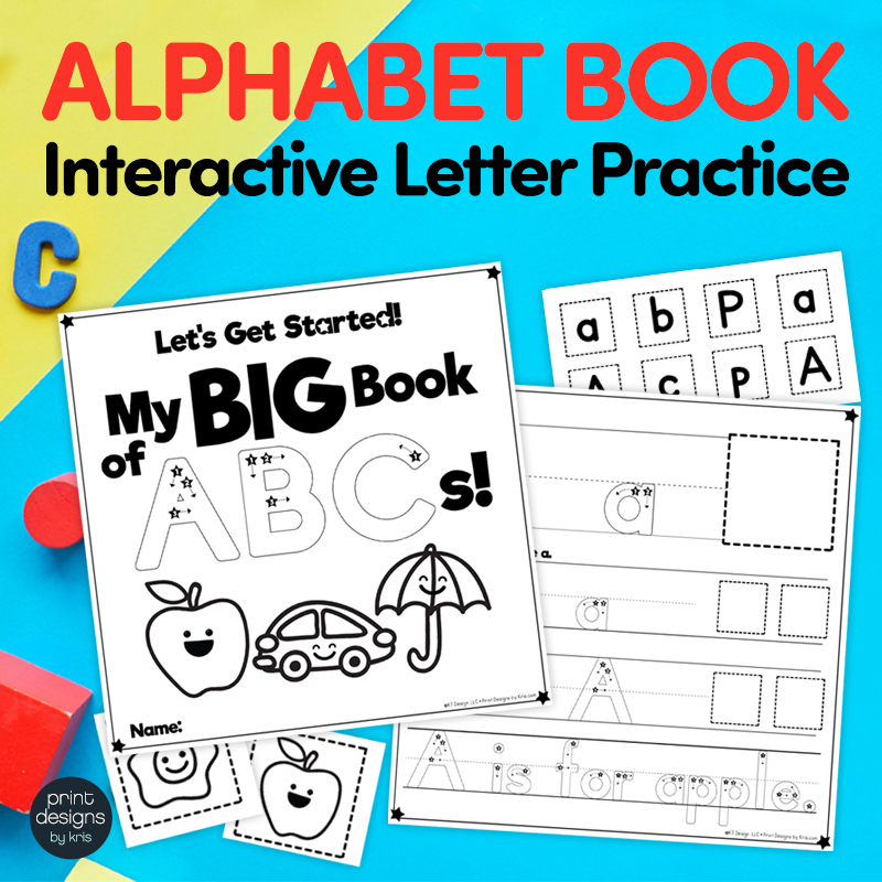 Alphabet Book - Interactive Letter Formation and Recognition Practice ...