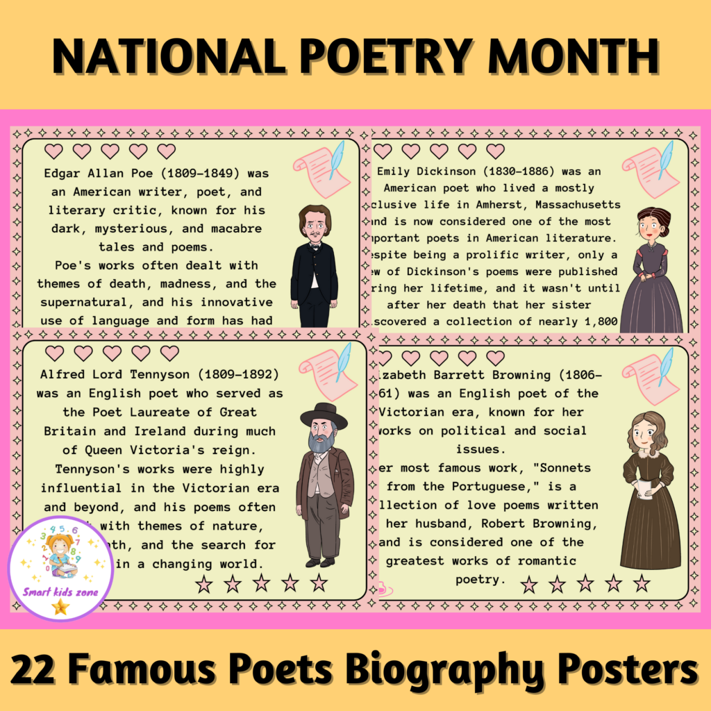 Celebrate National Poetry Month with Our Comprehensive Bundle! | Made ...