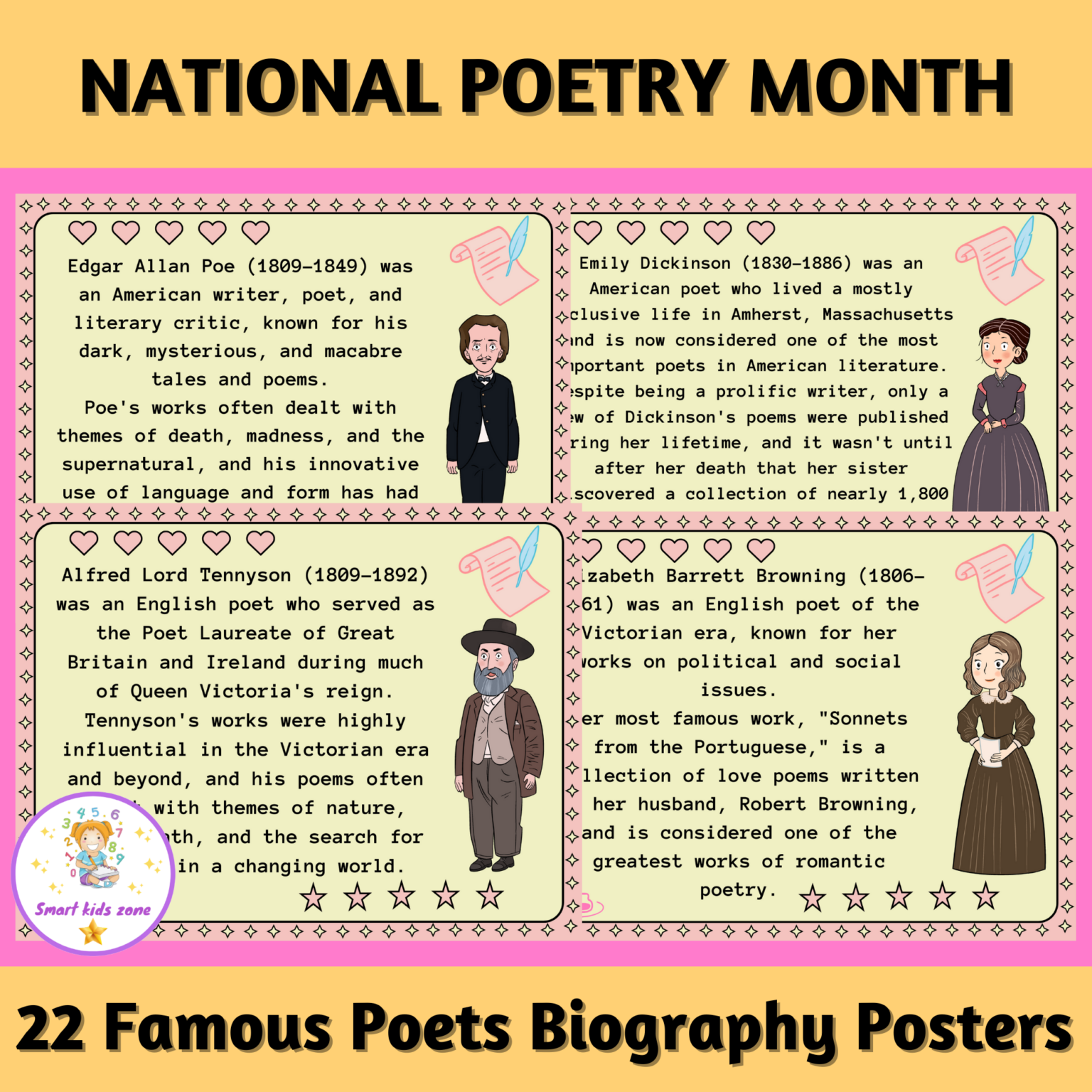 Celebrate National Poetry Month with Our Comprehensive Bundle! | Made ...