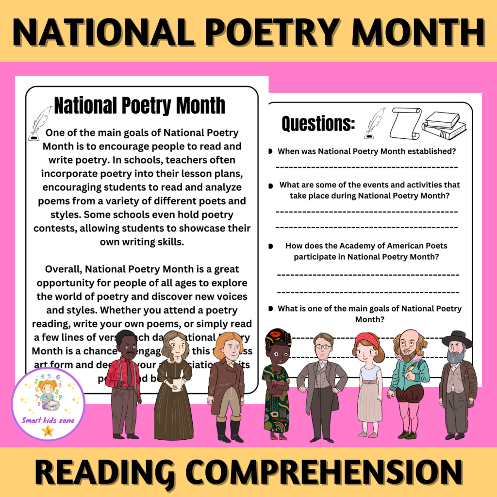 Celebrate National Poetry Month with Our Comprehensive Bundle! | Made ...