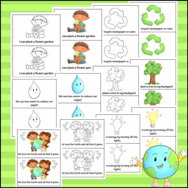 Earth Day Emergent Reader | Kindergarten | Activities For Preschool ...