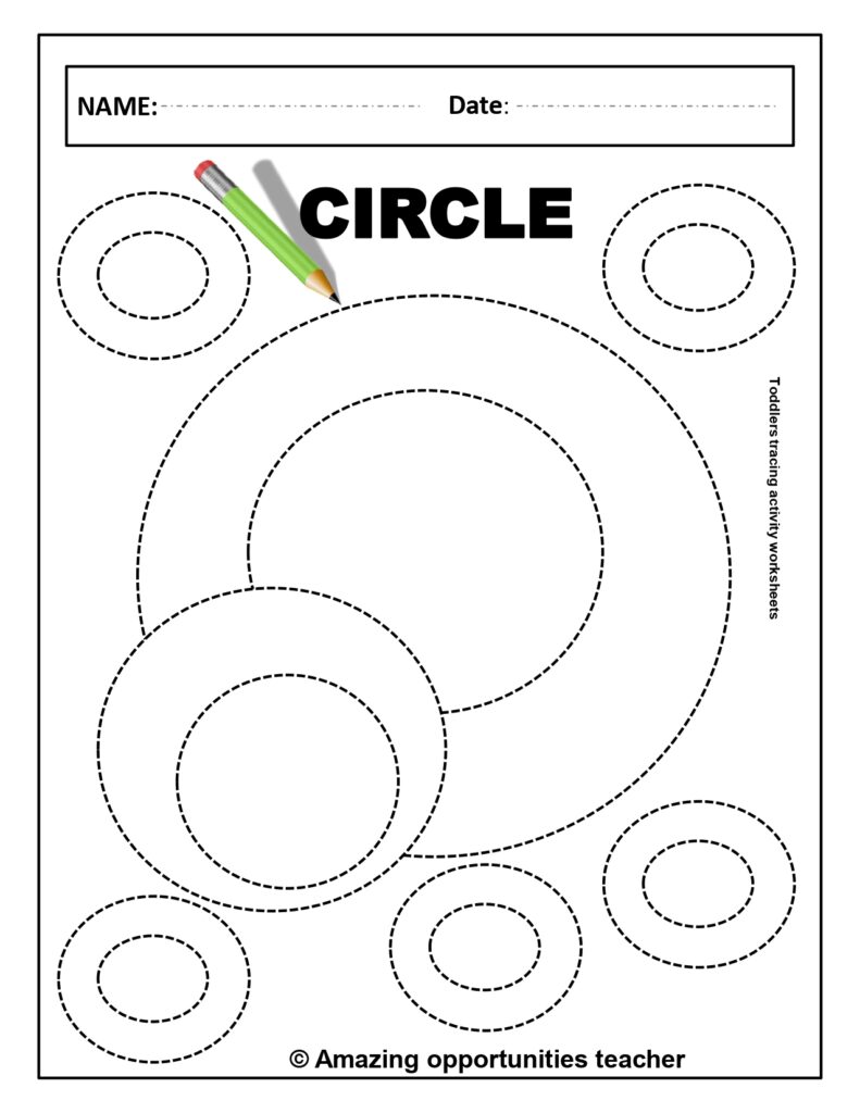 2D Shapes Worksheets for Kindergarten/Tracing Shapes & Drawing Shapes ...