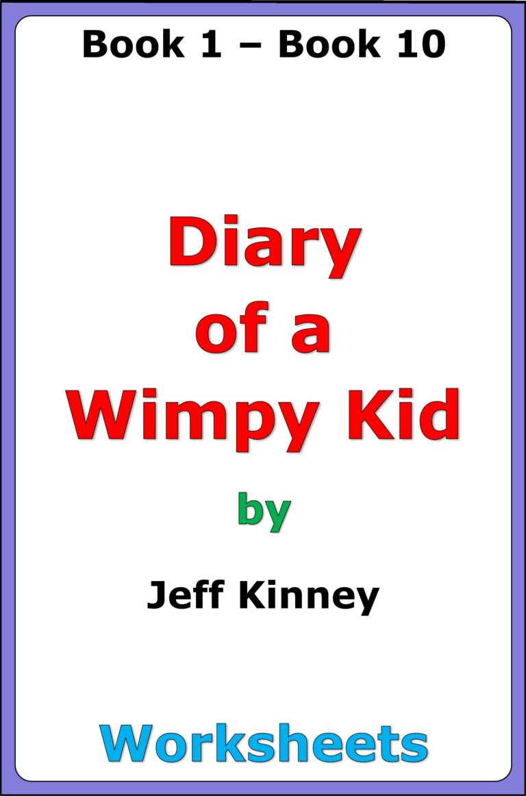Diary of a Wimpy Kid: Book 1 - Book 10 (worksheets) - Made By Teachers