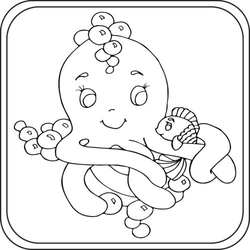 ocean animals Coloring Pages Preschool | Kindergarten | First Grade ...