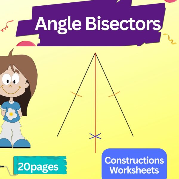 construct the angle bisector - Constructions Worksheets | Made By Teachers