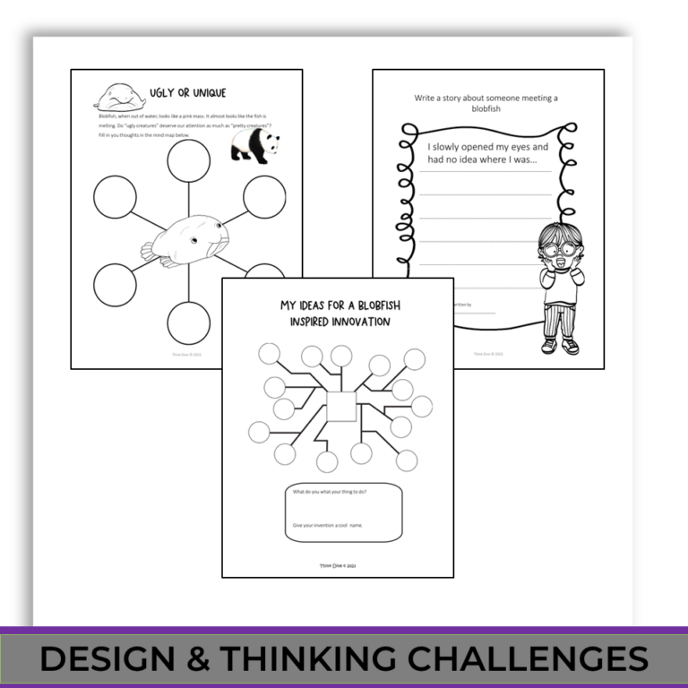 Animal Superpower Report Blobfish | PBL STEAM Biomimicry Design | Made ...