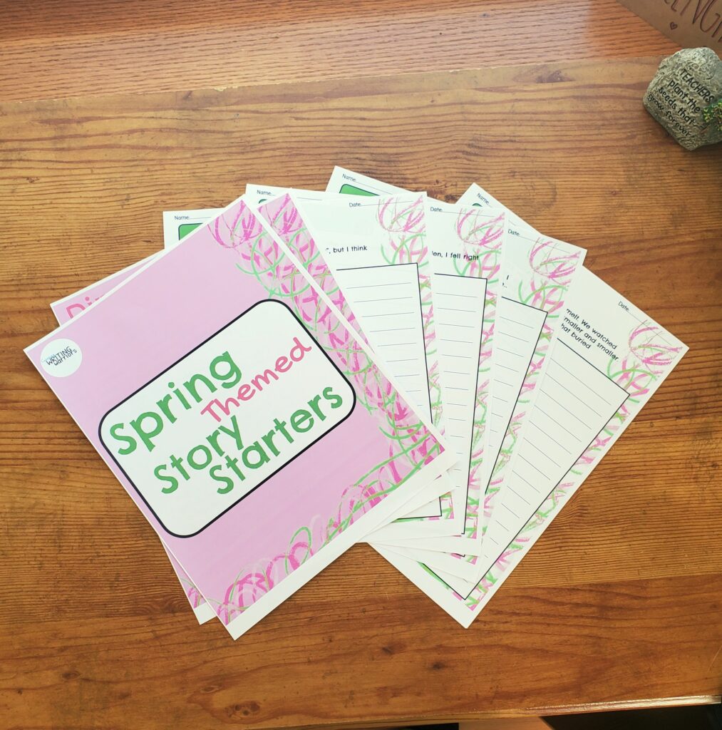 Spring Themed Story Starters Creative Writing Activity or Warm-Up for ...