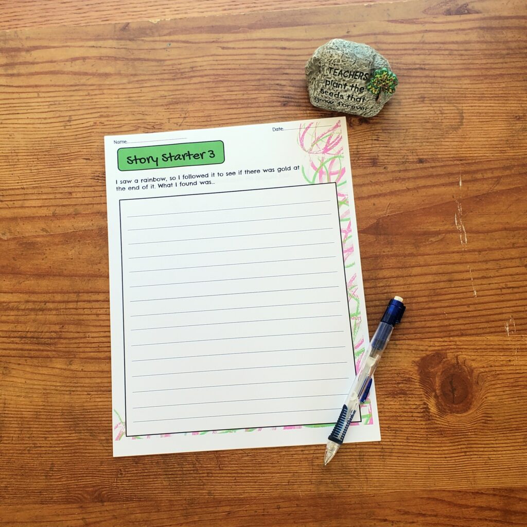 Spring Themed Story Starters Creative Writing Activity or Warm-Up for ...