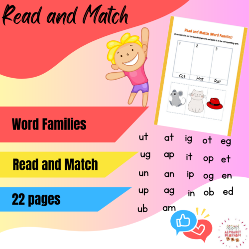 Read and Match - Word Families | Made By Teachers