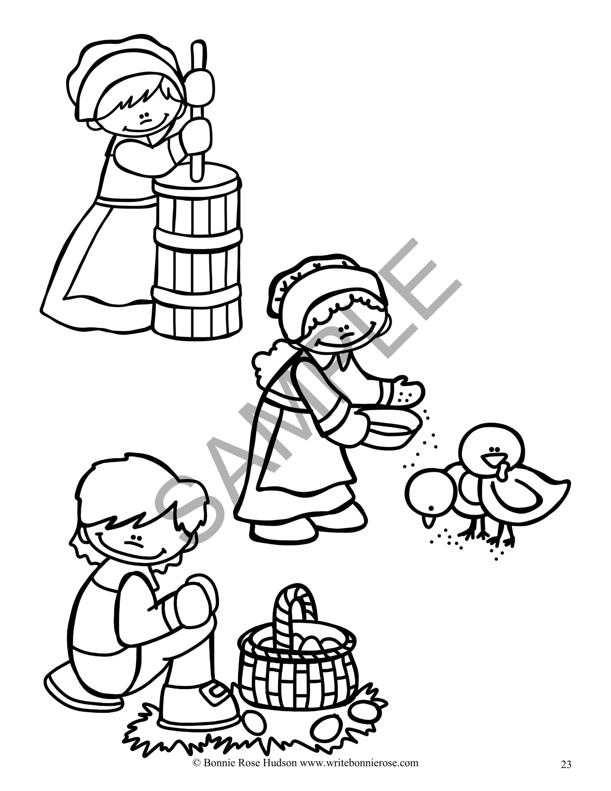Brave Pilgrims Coloring Book | Made By Teachers