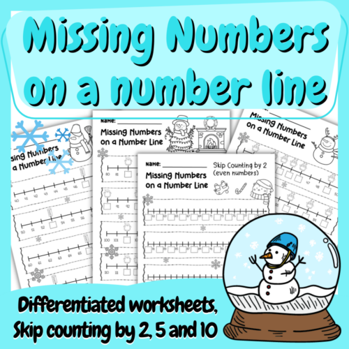 Fill in the Missing Numbers | Missing Numbers on a Number Line | Made ...