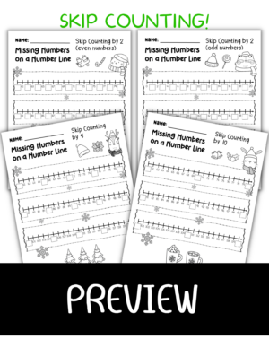 Fill in the Missing Numbers | Missing Numbers on a Number Line | Made ...