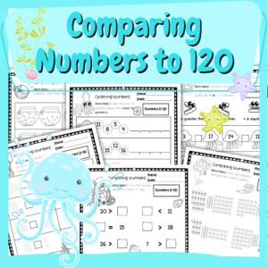 Comparing Numbers to 120 | Comparing Numbers | Comparing and Ordering ...