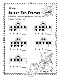 Addition and Subtraction within 10 | Halloween Addition and Subtraction ...