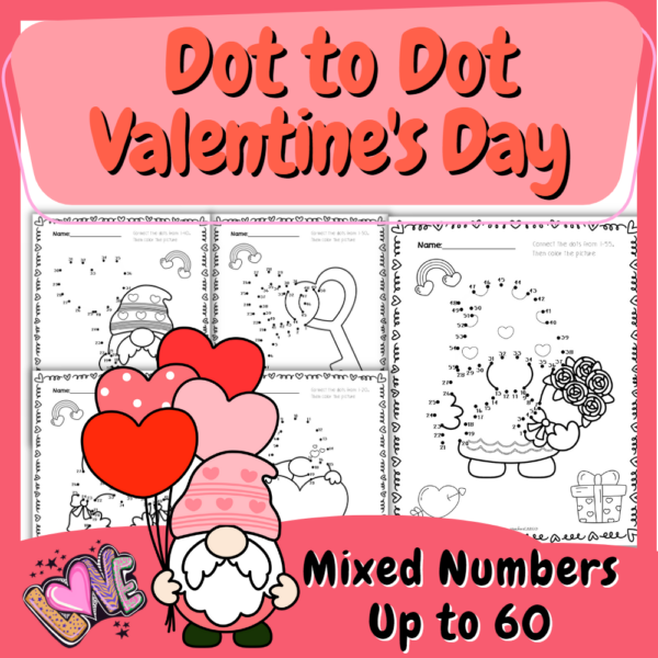 Dot to Dot | Connect the Dots - Valentine's Day | Made By Teachers