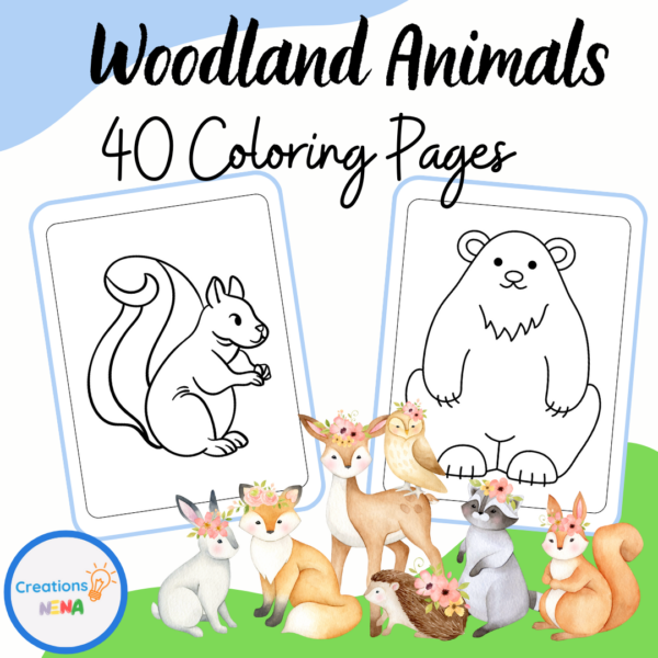 Woodland Animals Coloring Pages | Made By Teachers