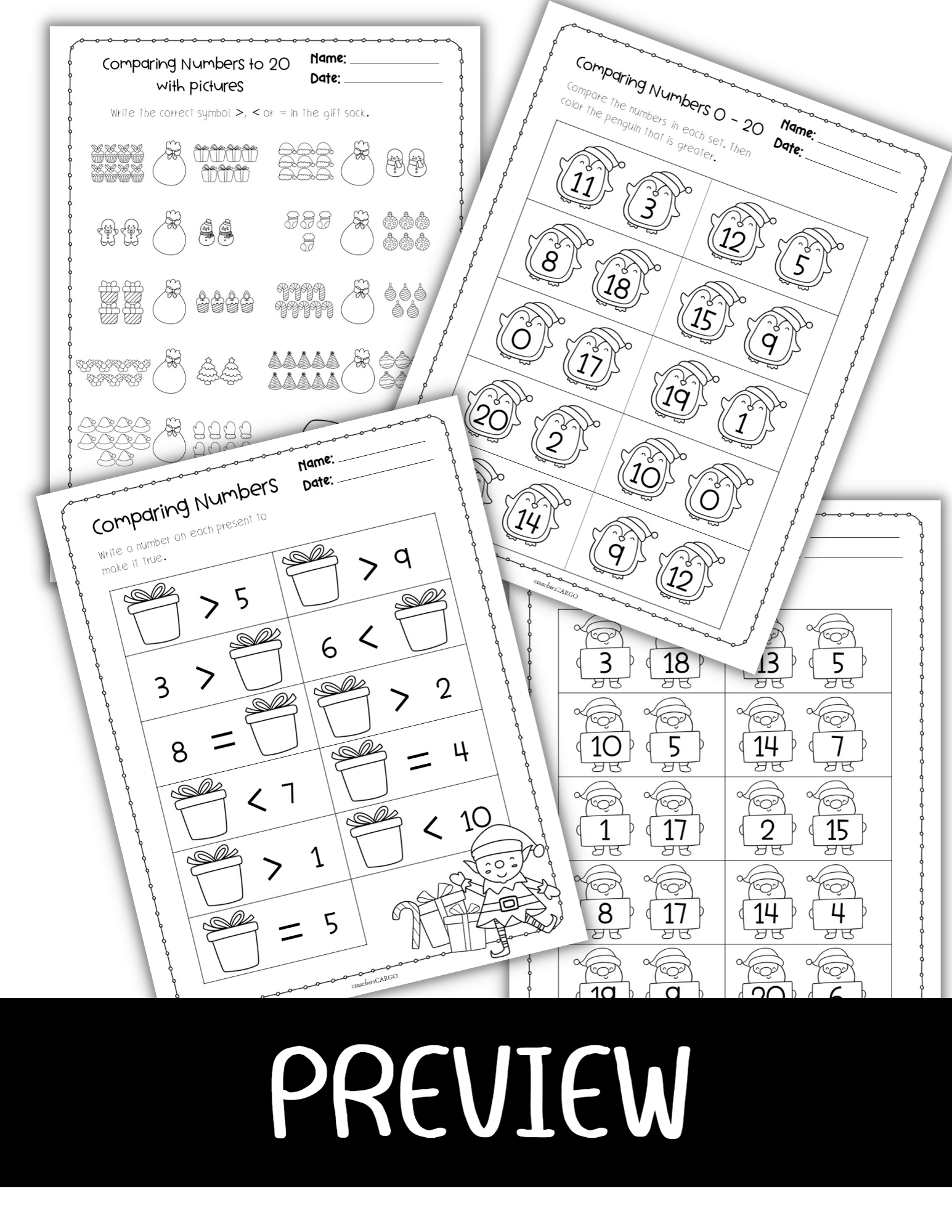 Comparing Numbers to 20 | Comparing Numbers 0-20 | Made By Teachers