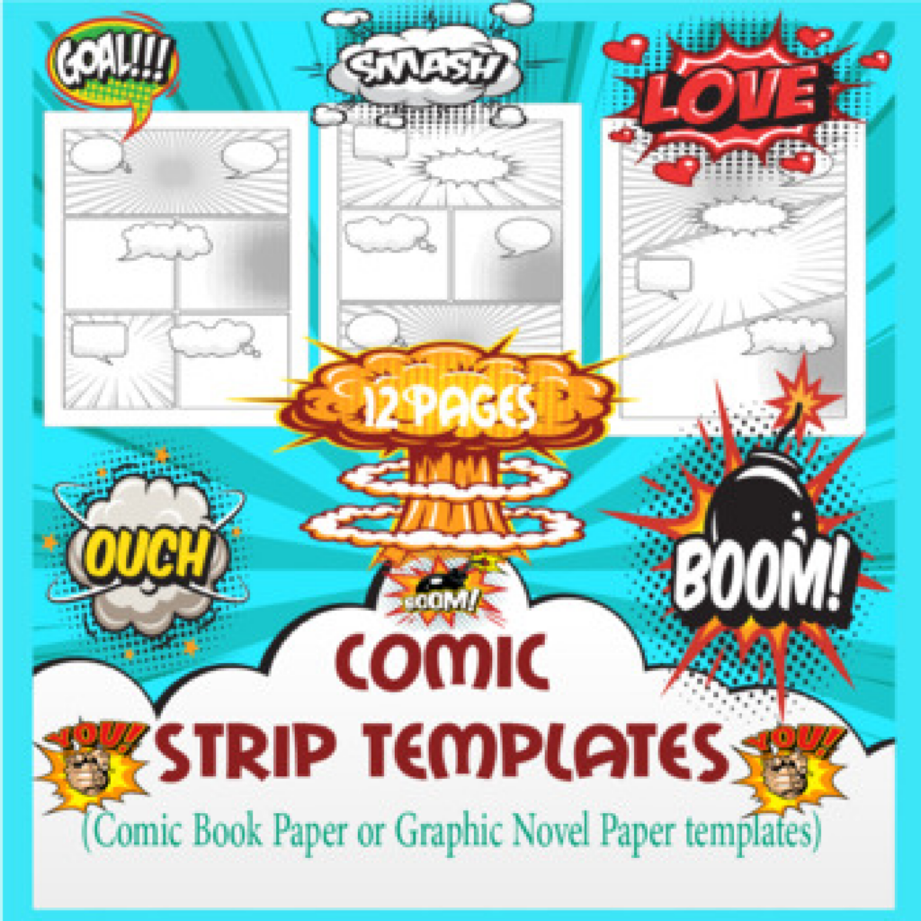 Blank Comic Strip Templates / Variety of Templates for Creative Kids ...