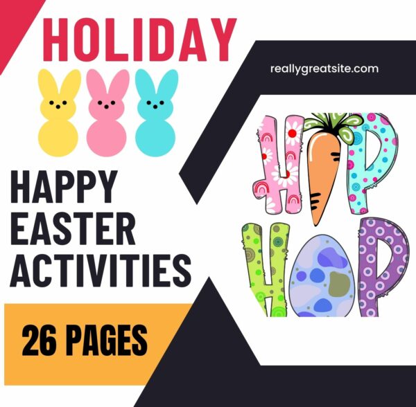 Happy Easter Activities Preschool - Ages 3 Easy Toddler and Preschool ...