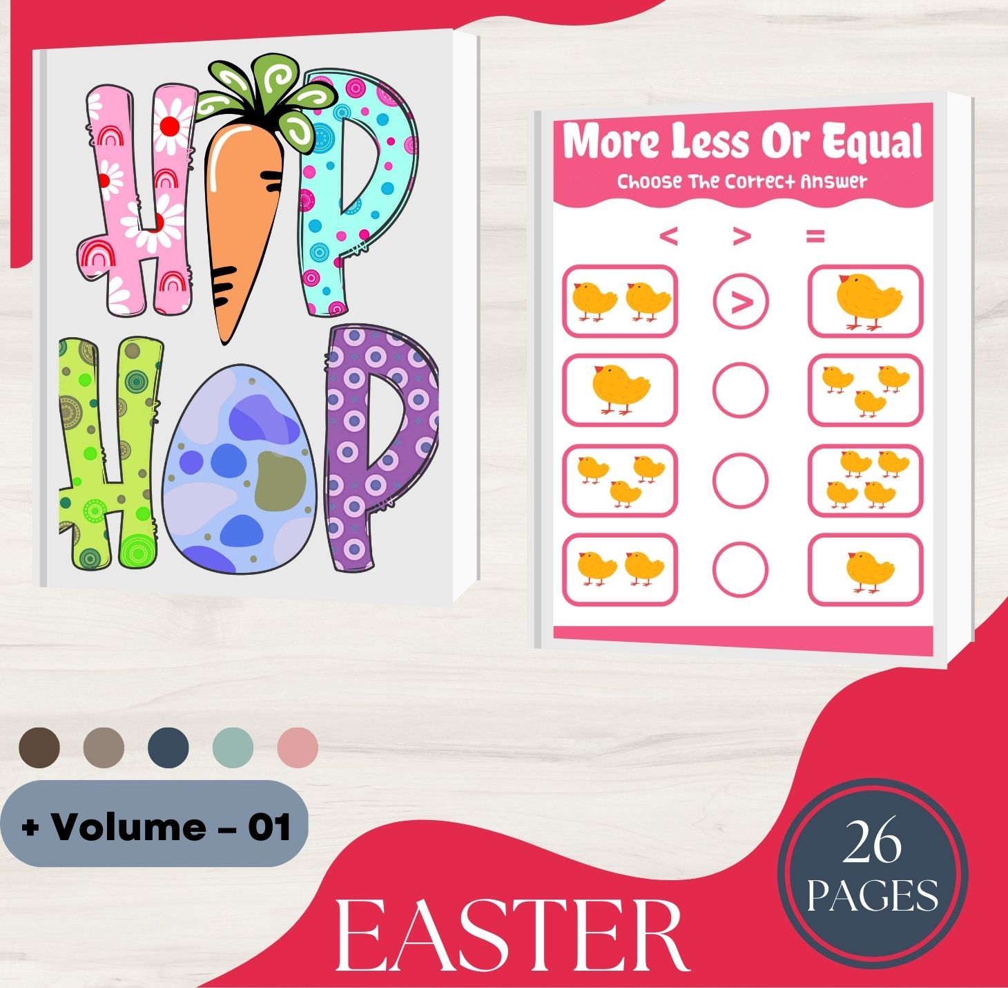 Happy Easter Activities Preschool - Ages 3 Easy Toddler and Preschool Kids (26 Pages) | Made By ...