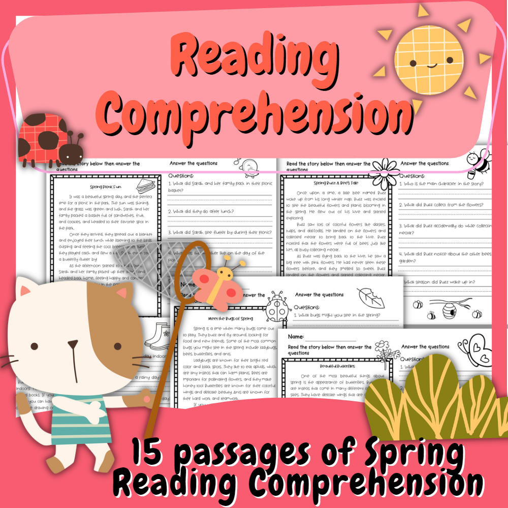 Spring Reading Comprehension Passages | Made By Teachers