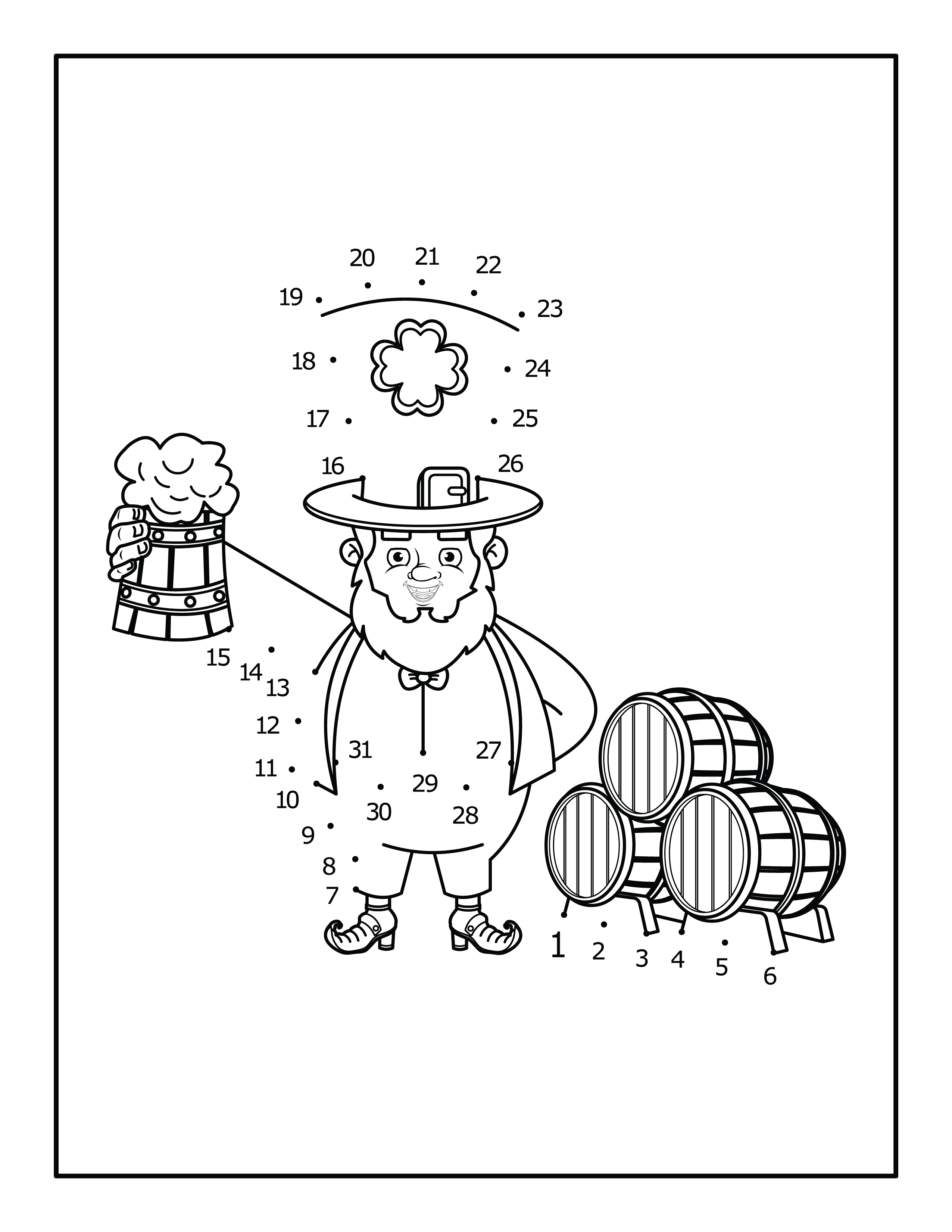 Lucky Leprechaun's Activity Book: Fun and Games for St. Patrick's Day ...