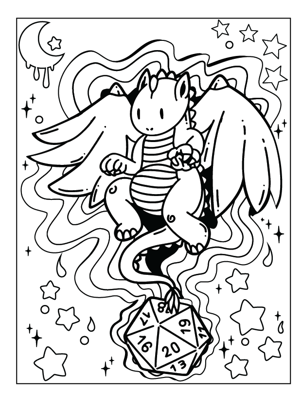 Creepy Cute Kawaii Coloring Pages: A Spooky Twist on Adorable | Made By ...