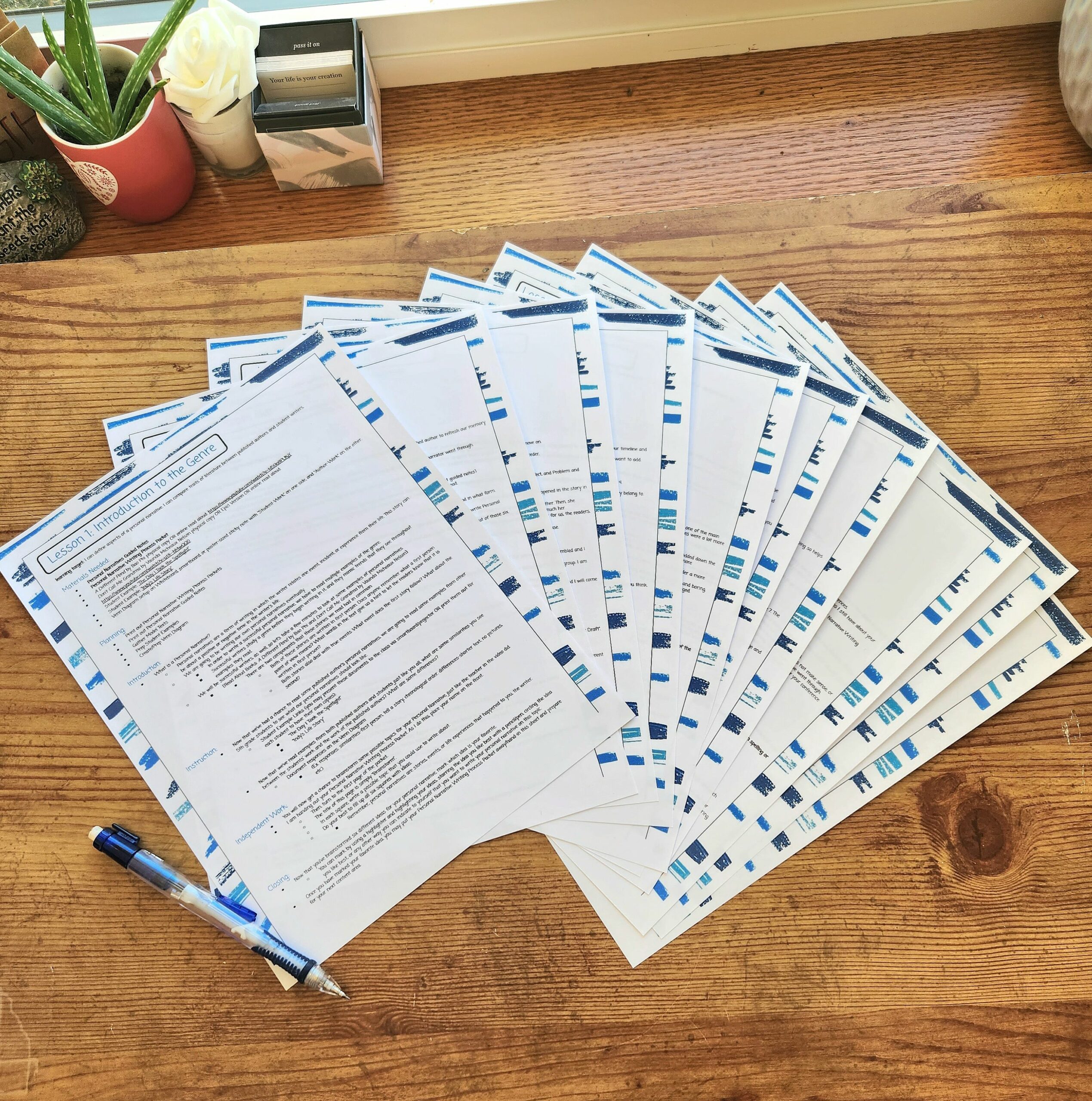 Personal Narrative Complete 10 Lesson Unit Plan for 3rd - 6th Grade ...