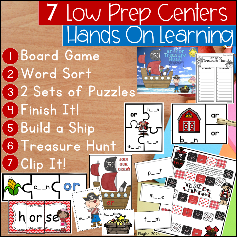 ar and or Word Work Activties | Made By Teachers