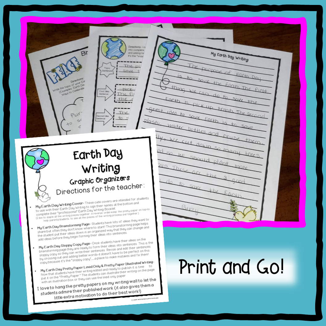 Earth Day Writing; Graphic Organizers | Made By Teachers
