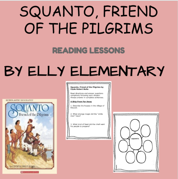 SQUANTO (SCHOLASTIC) FRIEND OF PILGRIMS: READING RESPONSE UNIT | Made ...