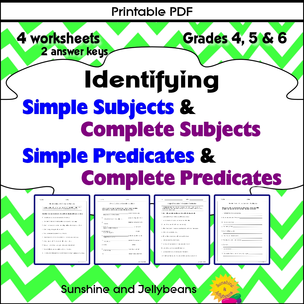 Simple / Compound / Complete Sentences BUNDLE - 9 worksheets - Grades 4 ...