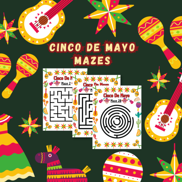 Cinco De Mayo Mazes Puzzles | Made By Teachers