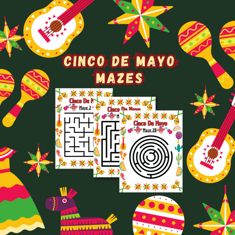 Cinco De Mayo Mazes Puzzles | Made By Teachers