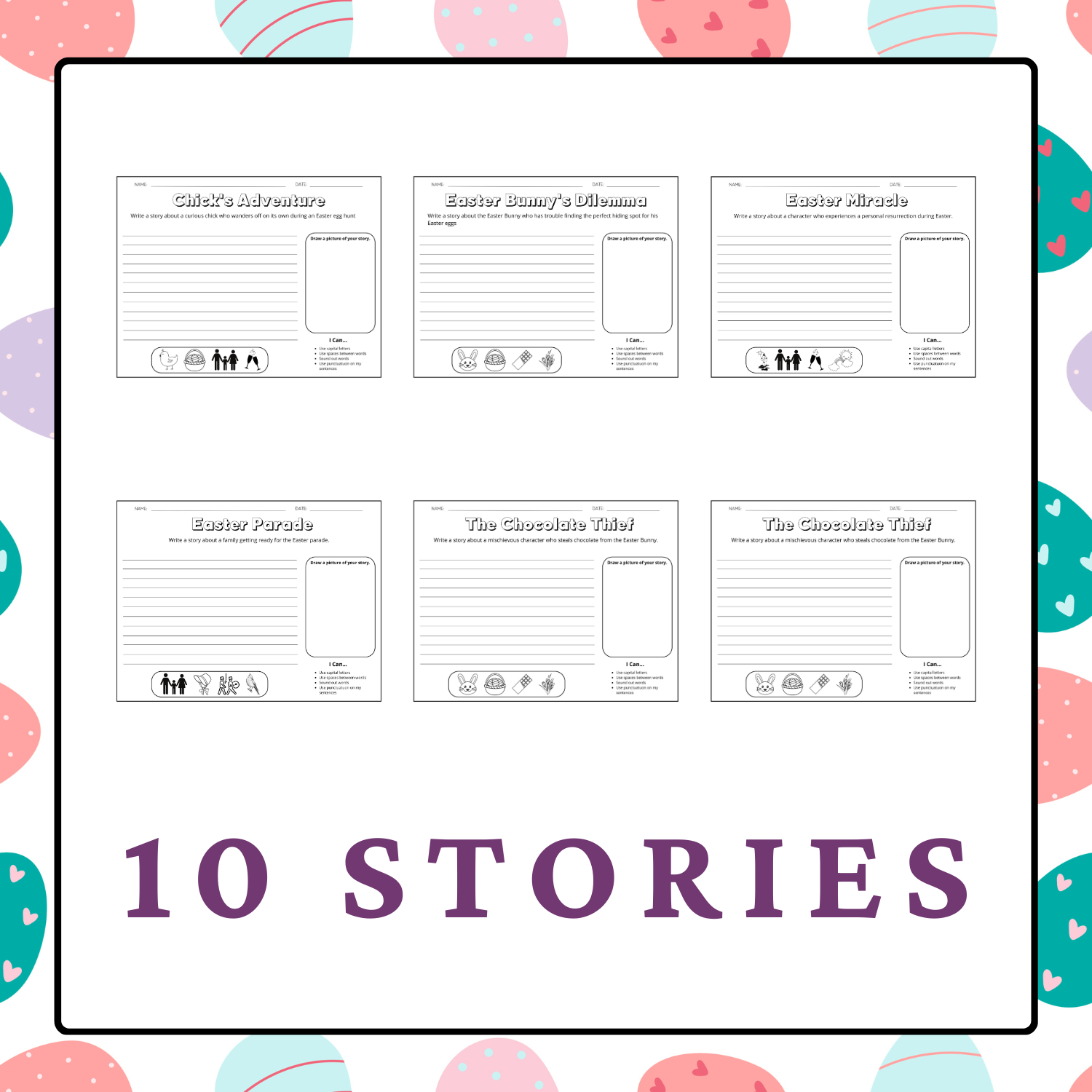 Easter Writing Prompts - Differentiated Worksheets | Made By Teachers