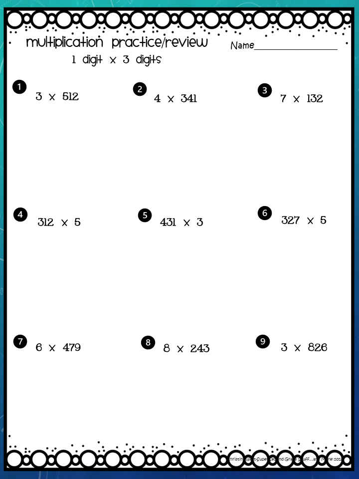 Multiplication Practice Worksheets | Made By Teachers