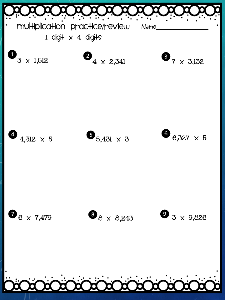 Multiplication Practice Worksheets | Made By Teachers