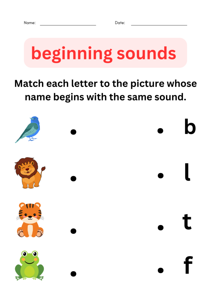 beginning sounds worksheets for kindergarten | Made By Teachers