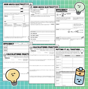 Power and Electrical Energy Calculations Notes & Practice | Made By ...