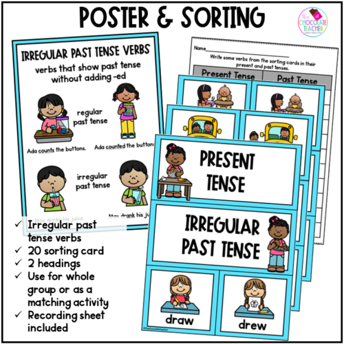Irregular Past Tense Verbs - Grammar Worksheets and Activities | Made ...