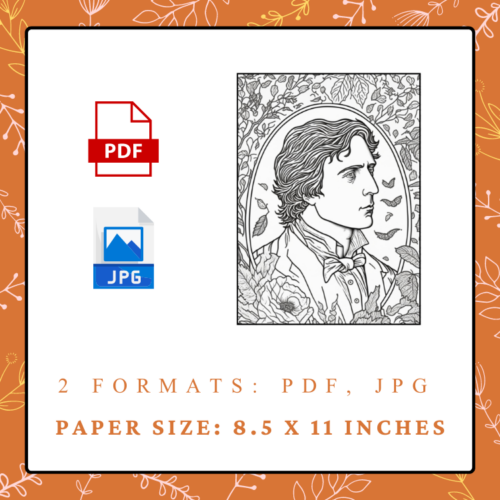 Famous Poets Coloring Pages | April National Poetry Month Coloring ...