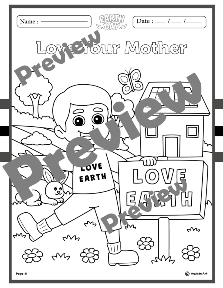 Earth Day Coloring Pages | Made By Teachers