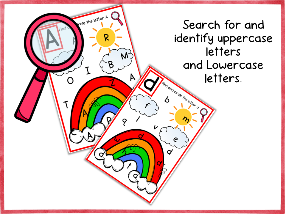 Rainbow Letter Hunt Preschool Activity | Made By Teachers